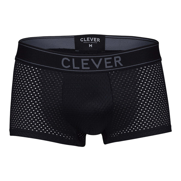 Clever Moda Ambar Trunks Black Men's Underwear – Clever Moda Men's ...